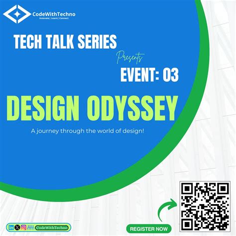 Codewithtechno On Linkedin Techtalks Designodyssey Innovation