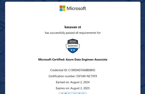 Kesavan St On Linkedin Dataengineer Azure Dp203 Cloud
