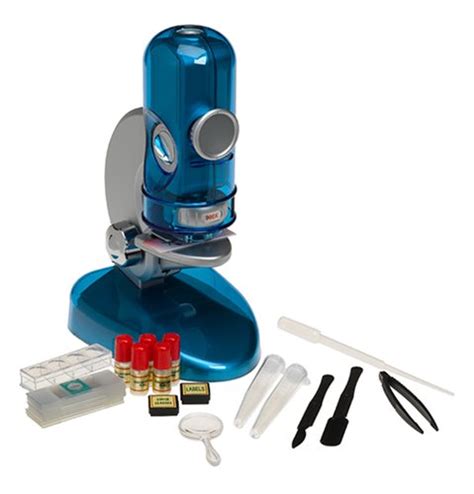 Edu Science Quick Switch Microscope Blue Industrial