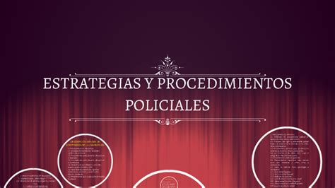 Estrategias Y Procedimientos Policiales By Wilmer Constante On Prezi