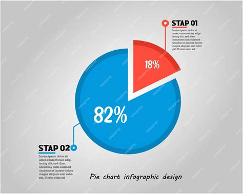 Premium Vector Pie Chart Infographic Design And Marketing Vector Design Vector Illustration