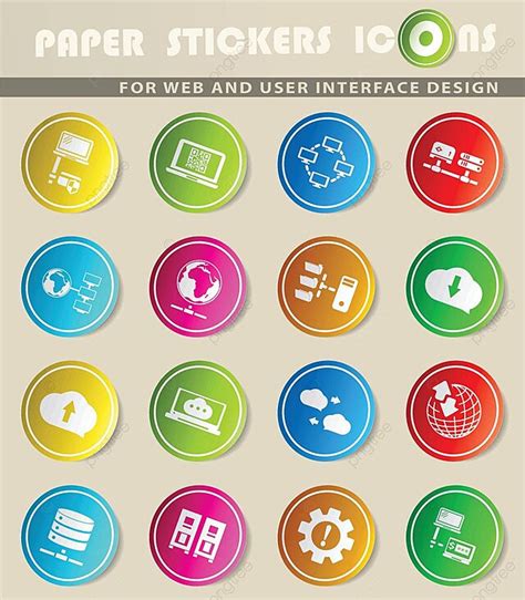 Server Icon Set Sign Set Security Vector Sign Set Security Png And