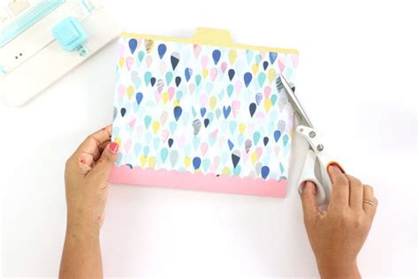 DIY Custom File Folders Damask Love