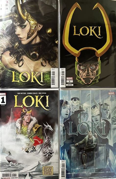 Loki 2023 4pack Variants Marvel Comics Thor Artgerm Comic