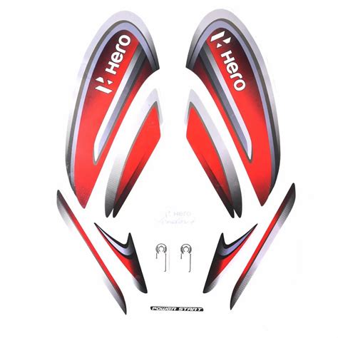Hero Red Bike Graphic Sticker At Rs 230piece Bike Sticker In New