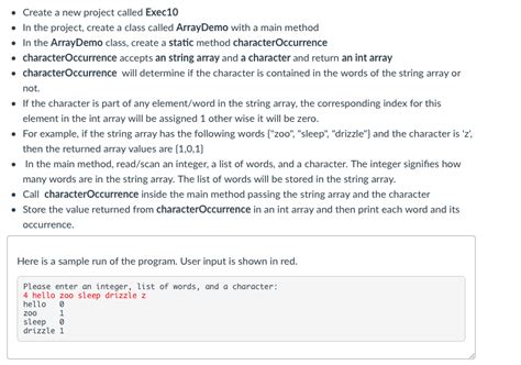 Solved Create A New Project Called Exec10 • In The Project