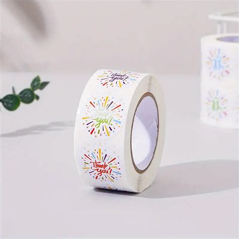 Round Thank Stickers Labels Small Business Decor Temu Australia