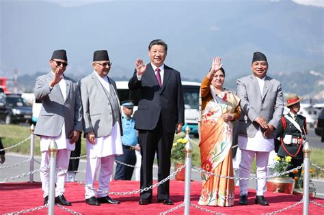 स्वदेश फिर्ता भए चीनियाँ राष्ट्रपति सी जिनपिङ
