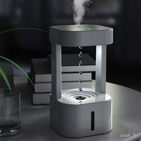Cny🏮580ml Anti Gravity Water Drop Humidifier 3 Modes Levitating Water