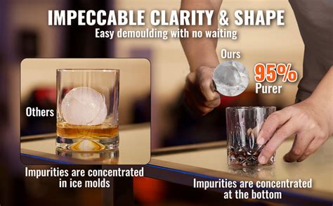 Vevor Ice Ball Maker Crystal Clear Ice Ball Maker 2 36inch Ice Sphere
