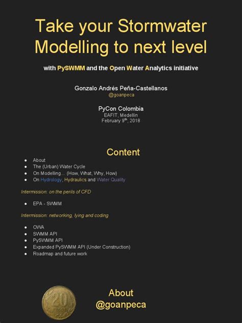 Swmm Pyswmm Owa Pdf Hydrology Application Programming Interface