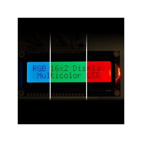 Adafruit Lcd Display 2x16 Characters Rgb Positive Botland Robotic Shop