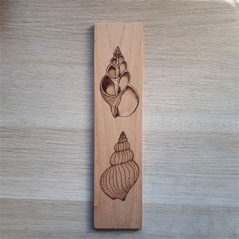 Seashells Pyrography Pyrography Ocean Decor Sea Shells