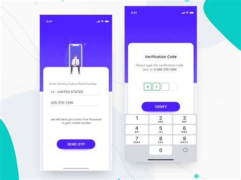 Verification Onboarding Iphonex App Design Inspiration Android App Design App Ui Design