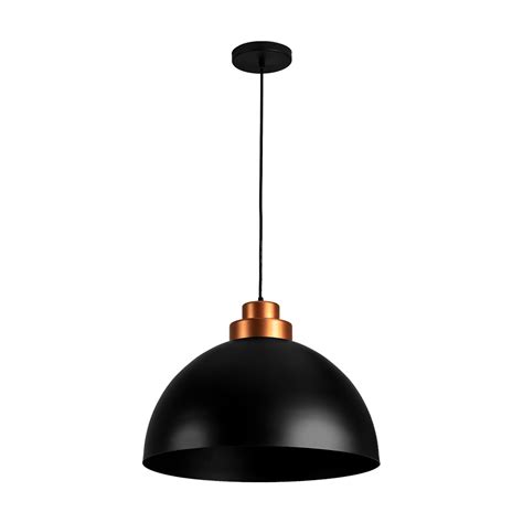 Luminária Pendente de Alumínio Meia Lua 40 cm Moderno Industrial RPX GO