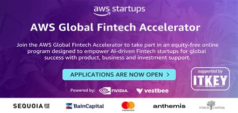 Aws Nvidia And Vestbee Announce Fintech Acceleration Program Itkeymedia