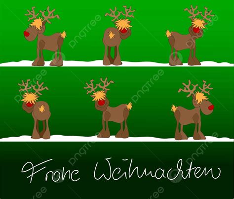 聖誕卡 Frohe Weihnachten 卡通聖誕晚會 向量 卡通片 聖誕節 派對向量圖案素材免費下載，png，eps和ai素材下載