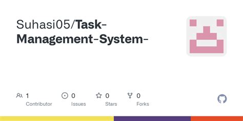 Github Suhasi05task Management System