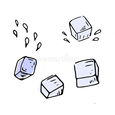 Ice Cube Sketch Stock Illustrations 1 665 Ice Cube Sketch Stock