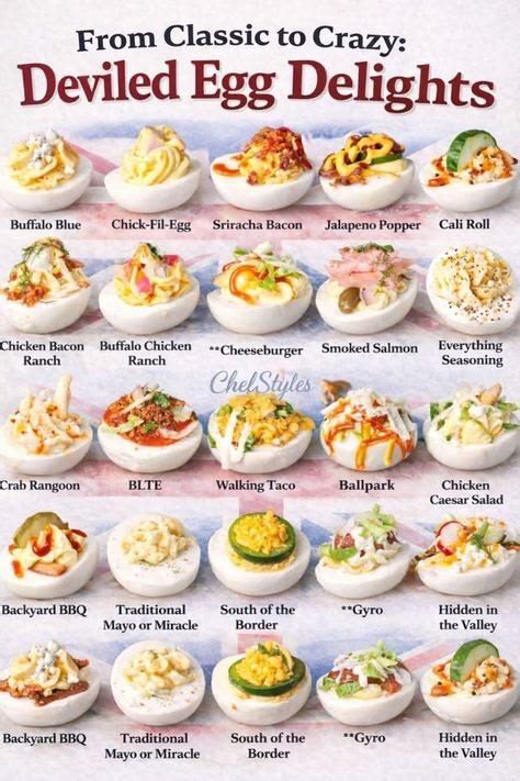Deviled Eggs Recipe Different Types Different Types Of Deviled Eggs