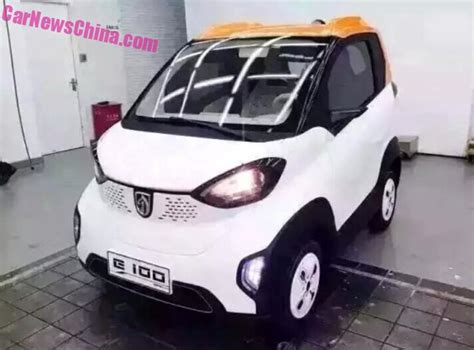 New Spy Shots Of The Baojun E100 City Ev For China