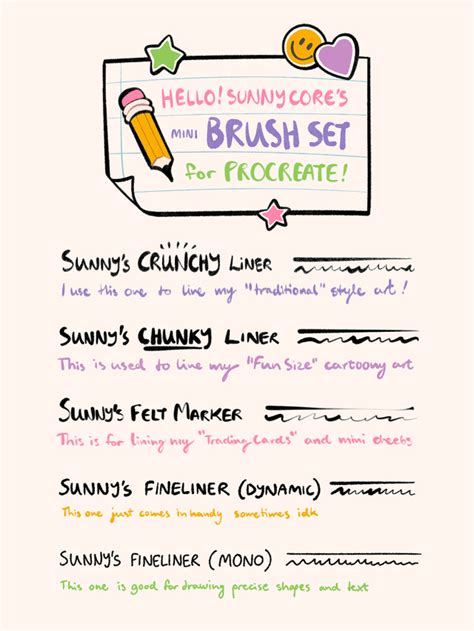 This Original ️ Procreate Brush Set Is Now Available In My Kofi Shop