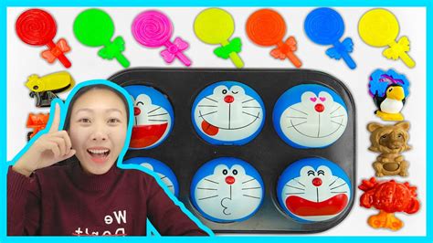 Satisfying Video Making Asmr Sound With Rainbow Lollipops Doreamon