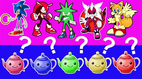 Help The Characters Escape From The Teapot Sonic Mighty Stok Eellya