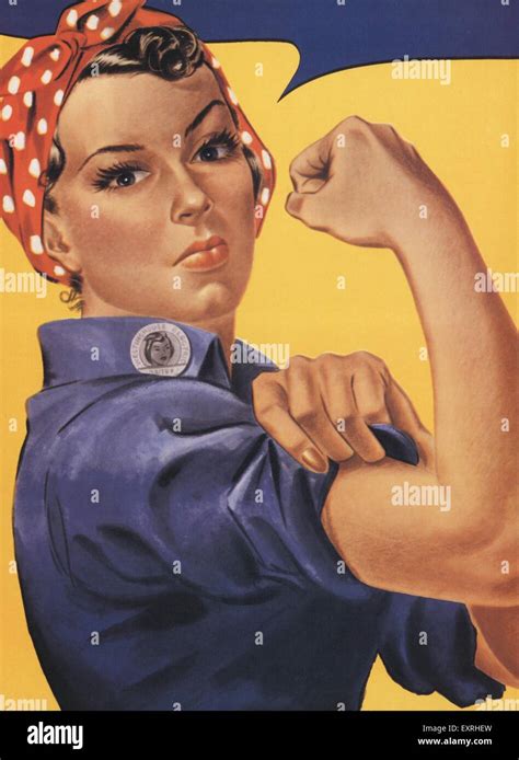Rosie The Riveter Poster Blank