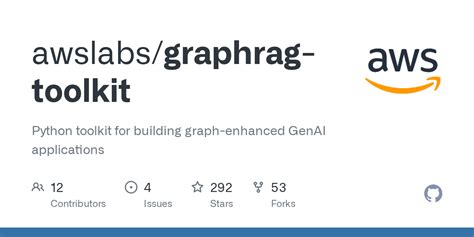 Github Awslabsgraphrag Toolkit Python Toolkit For Building Graph Enhanced Genai Applications