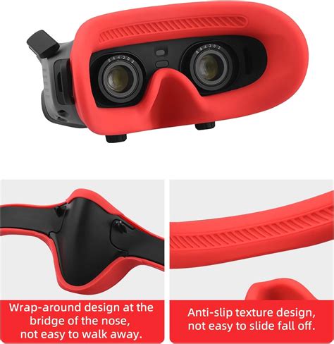 Buy Zwllkjgs Eye Mask Silicone Cover For Dji Avata Flight Glasses Goggles 2 Fpv Sweatproof And
