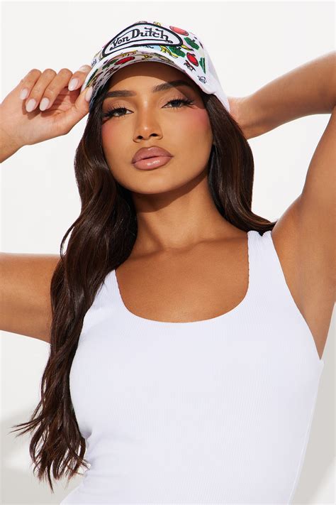 Von Dutch Fruit Trucker Hat Whitecombo Fashion Nova