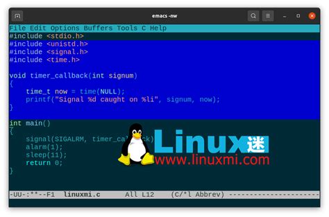 Linux 上文件编辑器 Emacs 终极指南 Linux迷