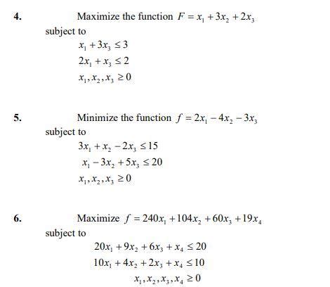 Solved Maximize The Function F X X X Subject To Chegg