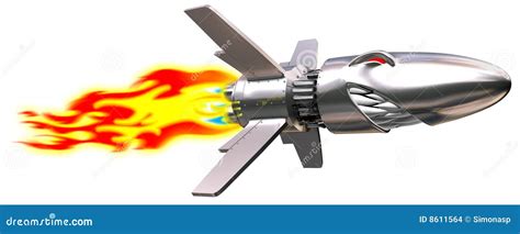ракета летания иллюстрация штока иллюстрации насчитывающей ракета