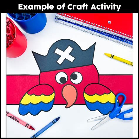 Pirate Parrot Hat Craft Activity Crafty Bee Creations