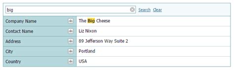 Vertical Grid Search Panel ASP NET Web Forms Controls DevExpress Documentation
