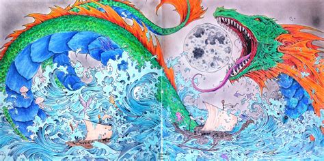Kerby Rosanes Mythomorphia Bakunawa Coloured With Prismacolor