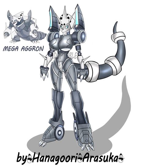 [closed] Mecha Mega Aggron By Hanagooriarasuka On Deviantart