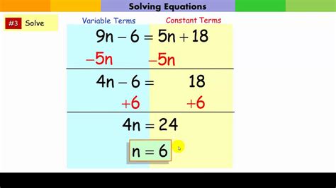 Solving 1 And 2 Step Equations