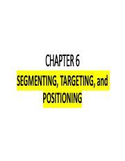 Segmenting Targeting And Positioning A Guide To Market Course Hero