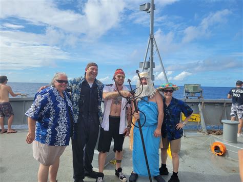 Our Cadets Enjoyed The Line Crossing Ceremony And Are Now Golden Shellbacks A Very Rare