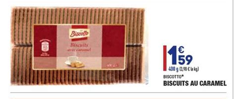 Promo Biscuits Au Caramel Biscotto® Chez Aldi Icatalogue Fr