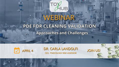 Pde Cleaning Validation Toxhub