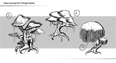Trees Concept Art On Behance