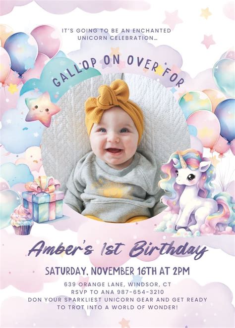1st Birthday Invitation Indian
