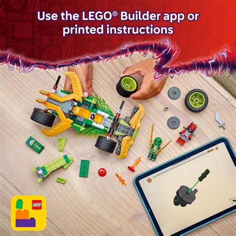 Lego 71828 Ninjago Lloyds Pull Back Race Car Building Toy Set 181 Pieces