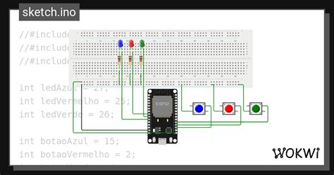 Wokwi Online ESP STM Arduino Simulator