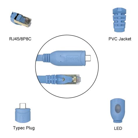 DSD TECH SH RJ C USB TYPE C To RJ RS Console Cable For Routers And Switches M FT