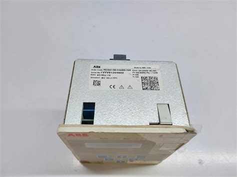 Abb Rej601 Protection Relay Rej601be446bb1nh Alvi Marine